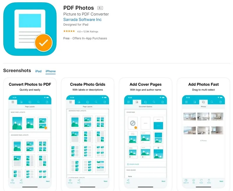 5 Free Must-Have Image to PDF Apps for iPhone and iPad | UPDF