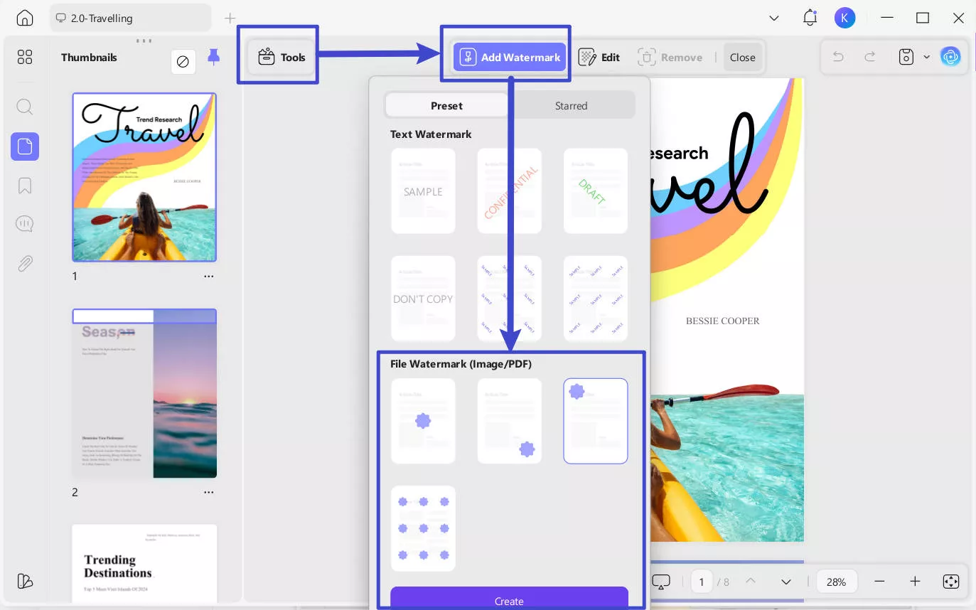 Add Watermark to PDF Easily with Text, Images, or PDFs – UPDF