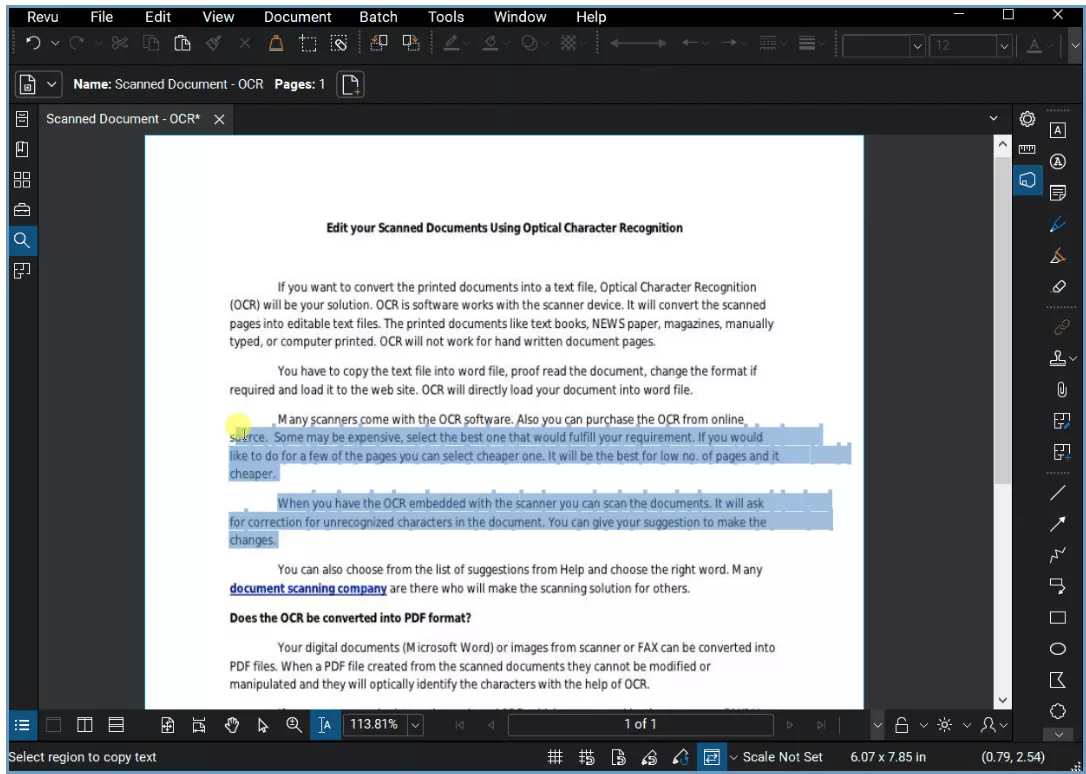Bluebeam OCR: Basics, How-To Steps, and Limitations - UPDF