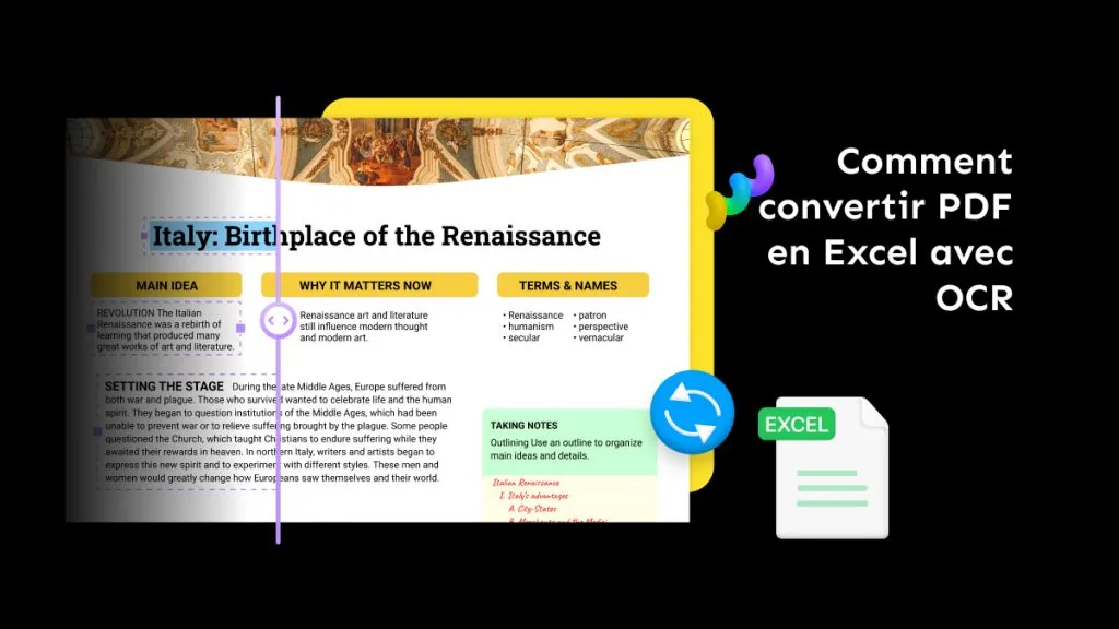 Comment convertir un PDF numérisé en Excel avec OCR | UPDF