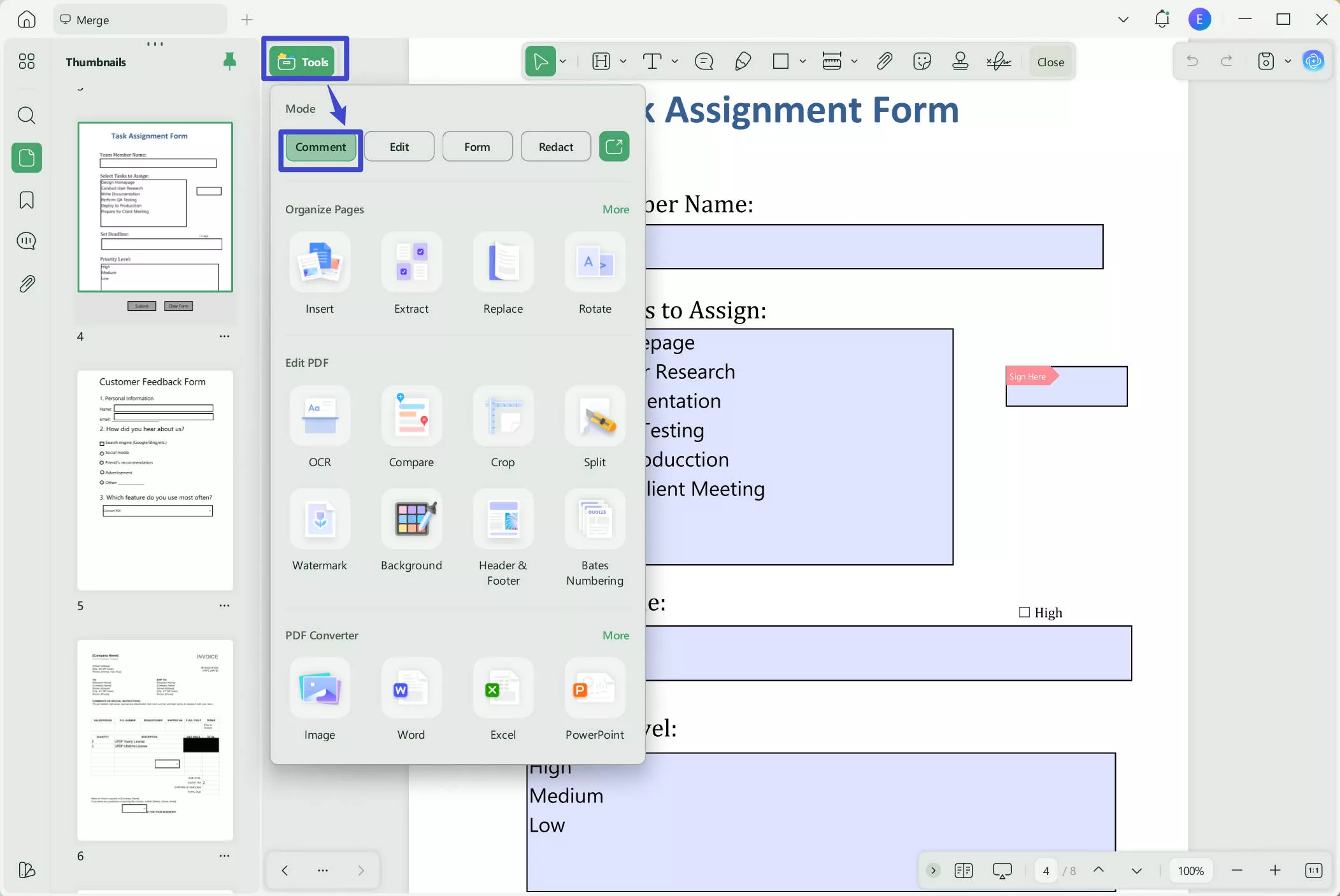 How to Create a Fillable Form in Word Instantly: Quick Tips | UPDF