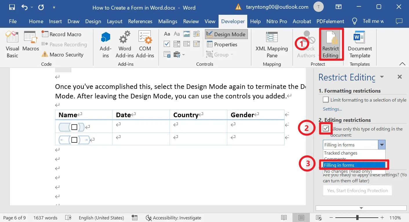 How to Create a Fillable Form in Word Instantly: Quick Tips | UPDF