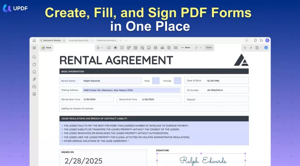 Top 10 PDF Form Fillers: Simplify Your Workflow | UPDF