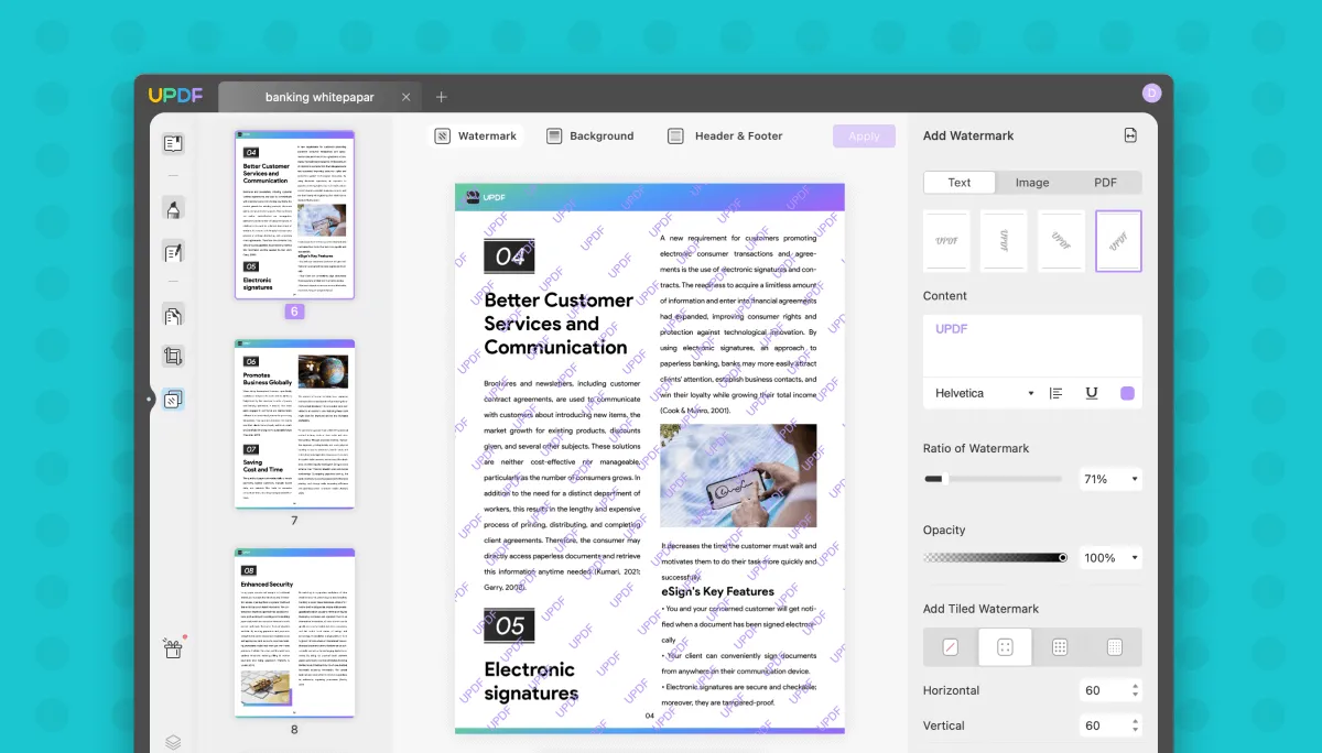 5 Best PDF Watermark Editors You Must Try in 2025 |UPDF