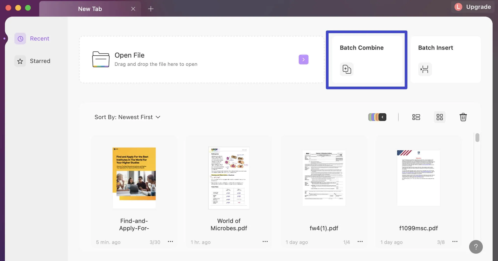 ¿Cómo combinar capturas de pantalla en un PDF?