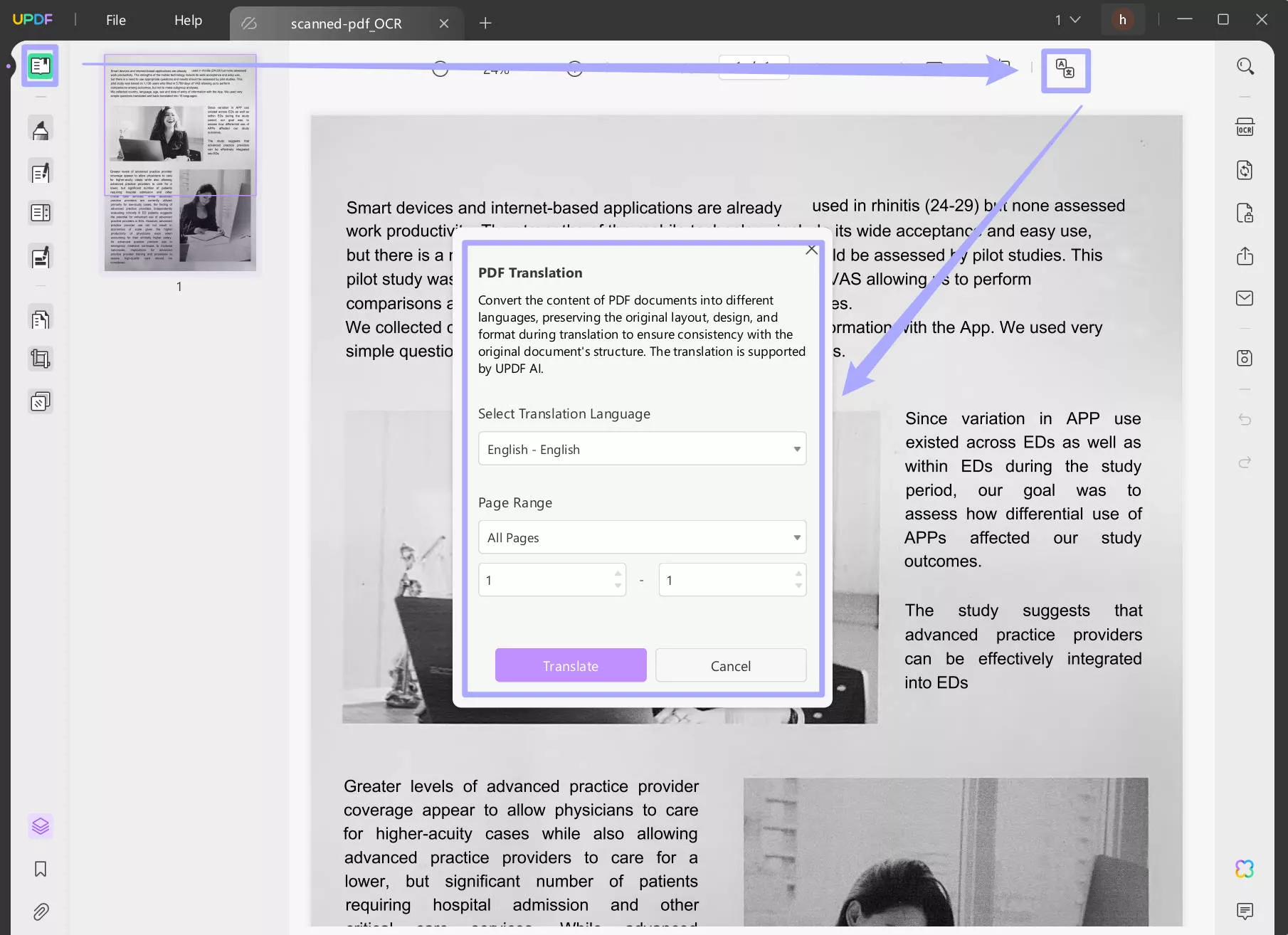 Jak přeložit naskenované PDF? (Včetně metod AI) - UPDF
