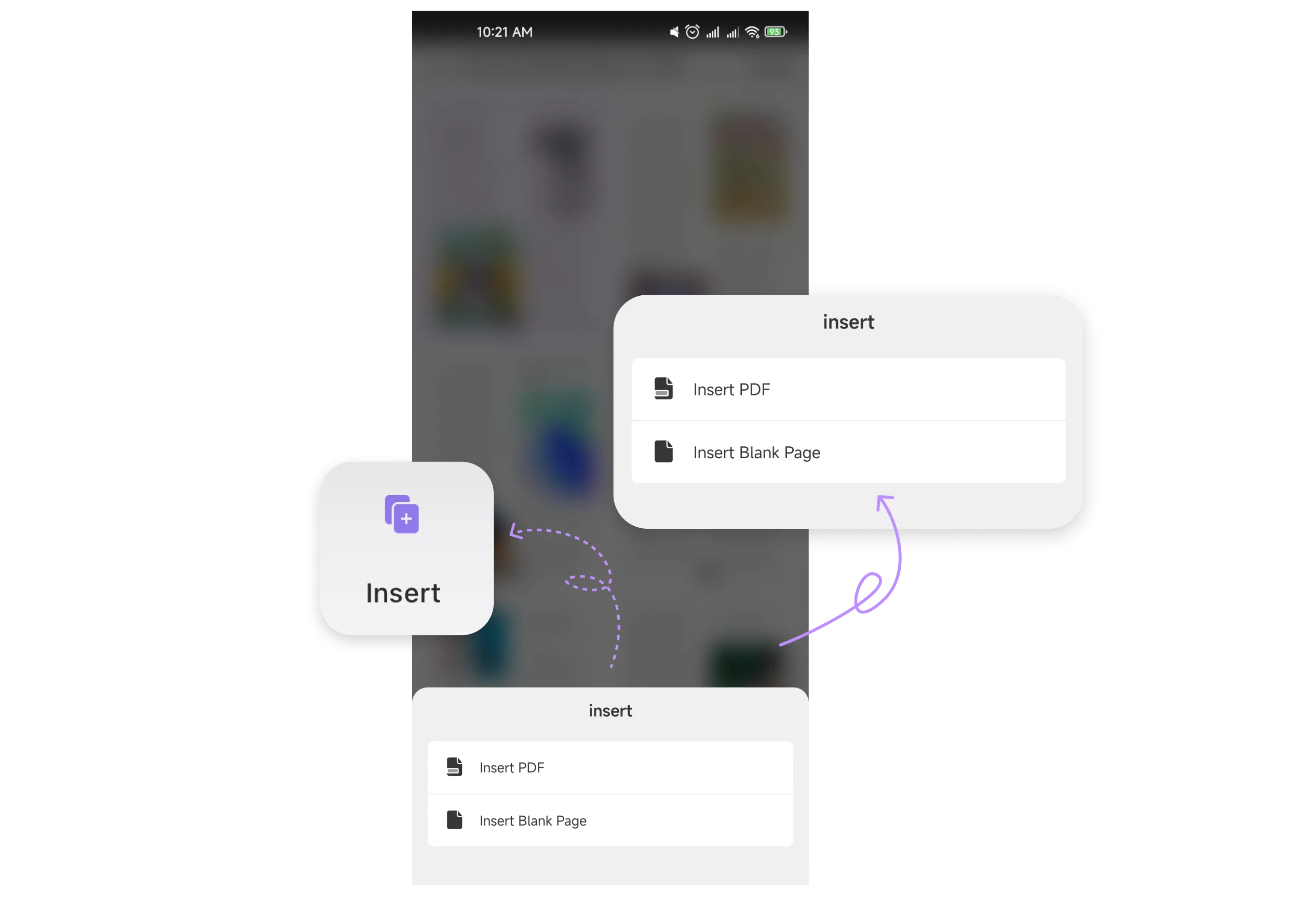 Organize Pages on Android with UPDF | User Guide