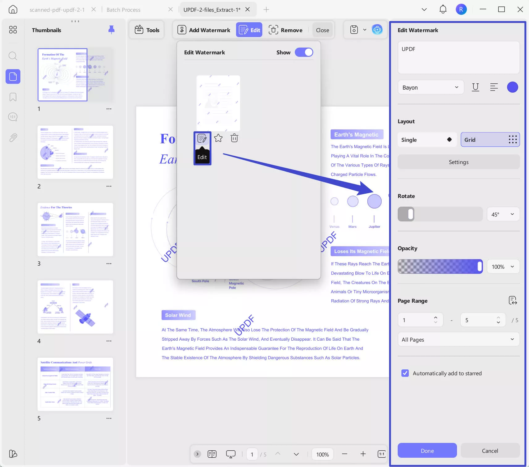How to Edit Watermark in PDF with the Easiest Way in 2025| UPDF