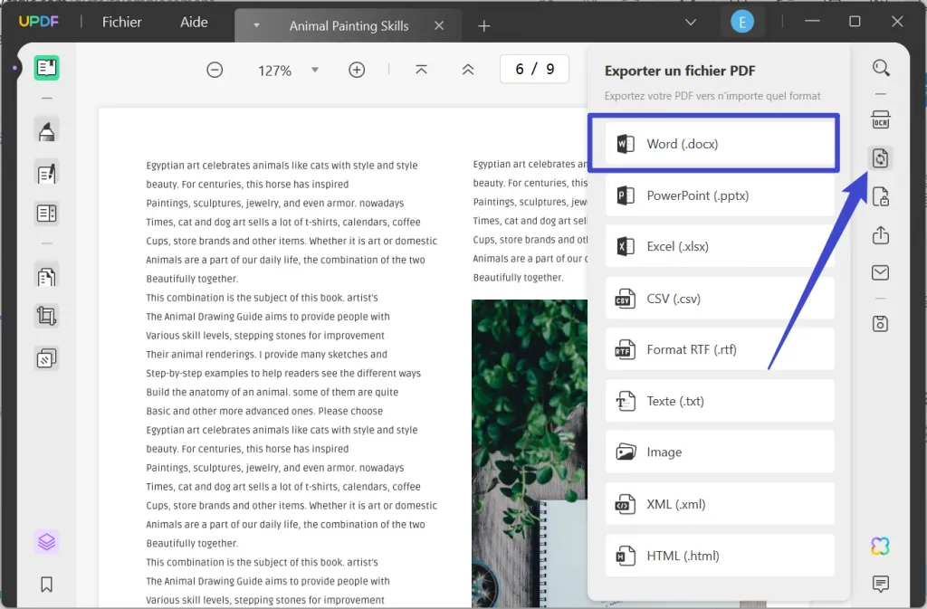 TOP 5 convertisseurs de PDF vers Word avec l'IA | UPDF