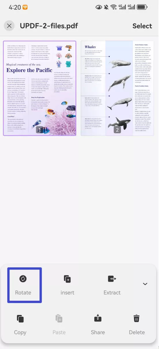 2 Easier Ways to Rotate PDF Files on Android | UPDF