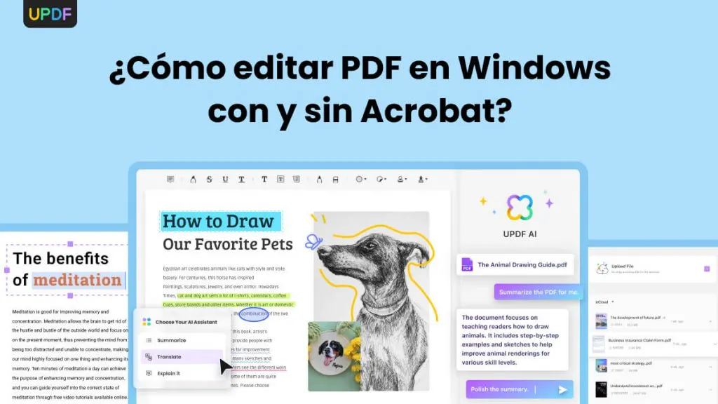 Cómo editar PDF en Microsoft Edge: Guía con imágenes | UPDF