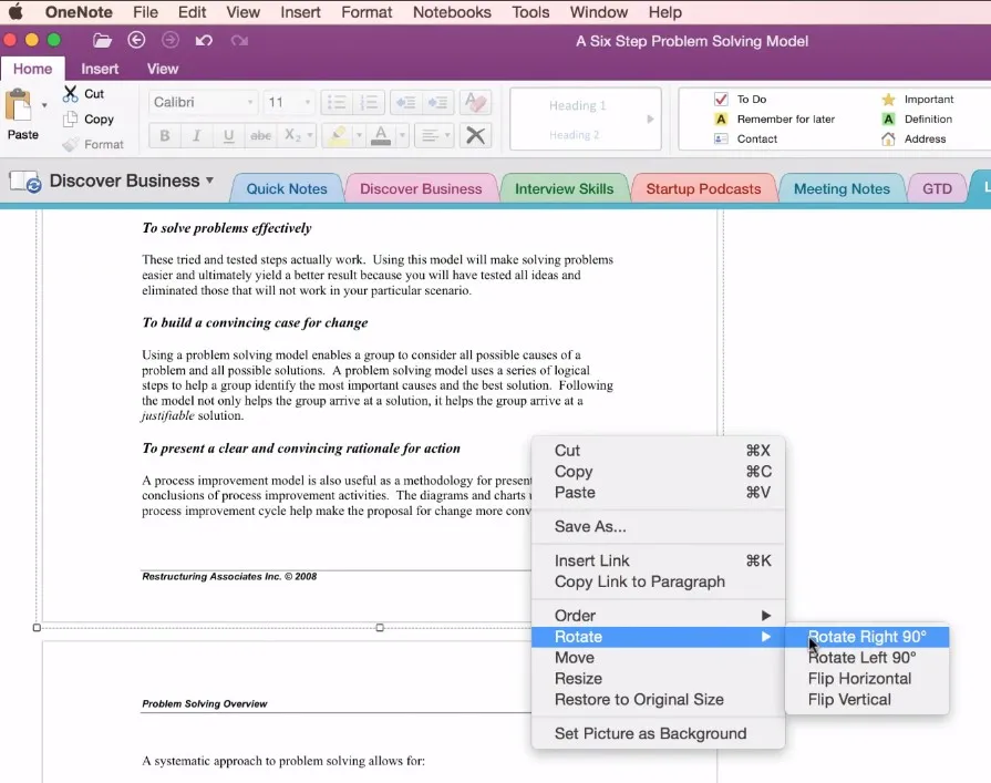 OneNote PDF 회전 단계별 가이드 | UPDF
