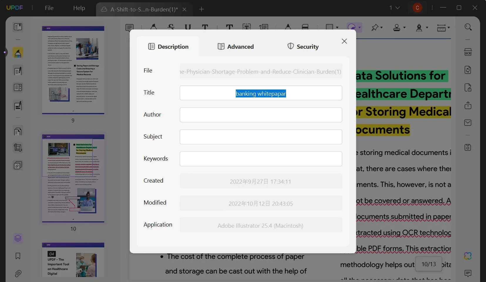 Complete How-To Guide to Edit PDF Metadata | UPDF