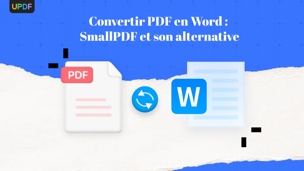 Comment convertir un PDF en Word avec iLovePDF | UPDF