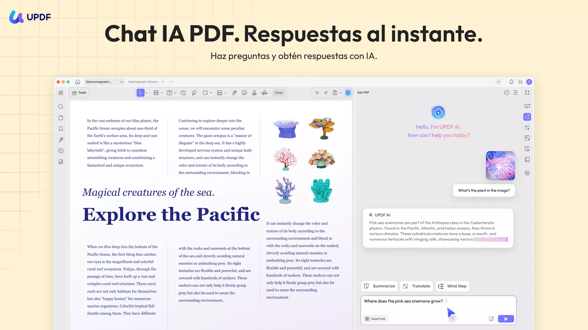 Chatear con un PDF: Resumir, Traducir y Explicar PDFs - UPDF