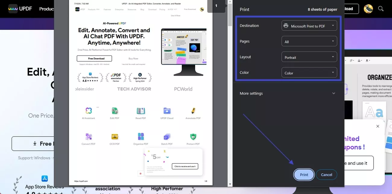 How to Print PDF Online Using the Top Tools - UPDF