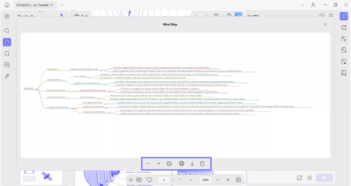 Convert PDFs to Mind Map Using UPDF AI | UPDF User Guide