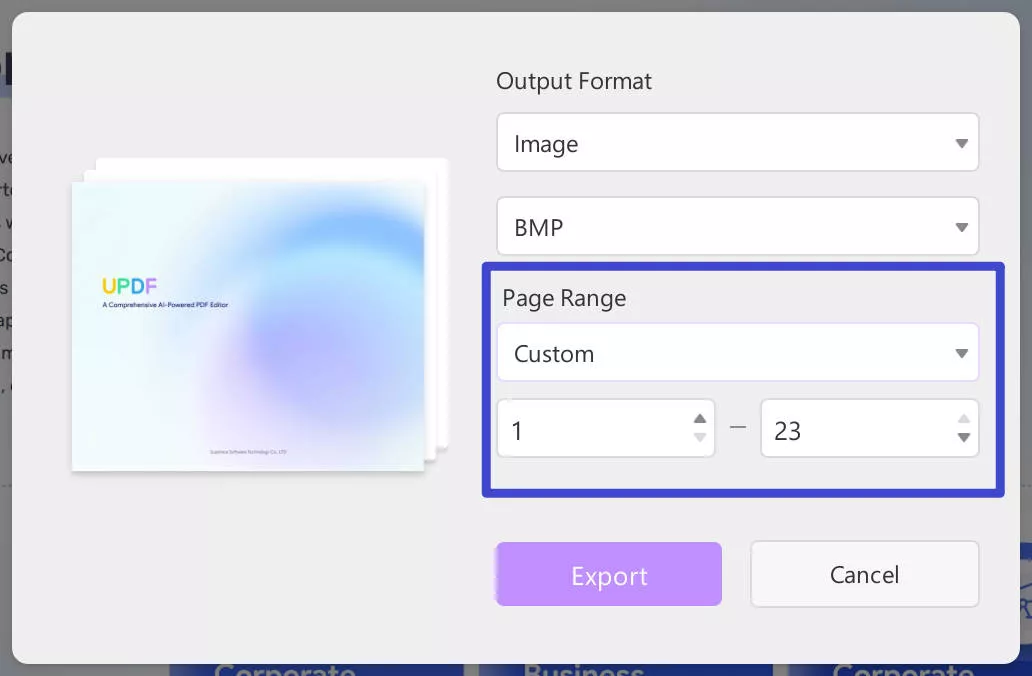 Convert PDF to BMP Easily & Quickly on Mac & Windows - UPDF