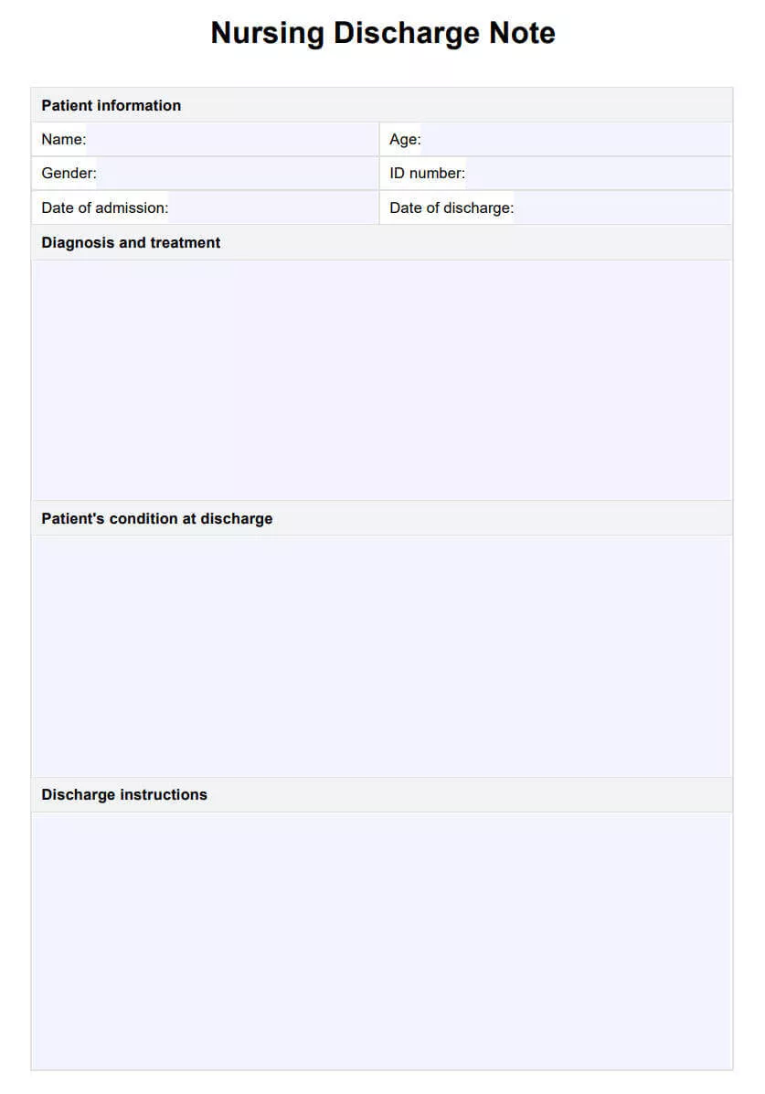 10 Free Nursing Notes Examples in PDF to Download | [Official] UPDF