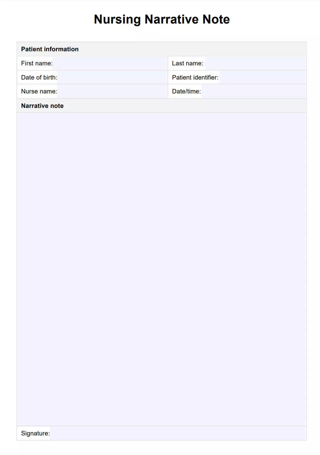 10 Free Nursing Notes Examples in PDF to Download | [Official] UPDF