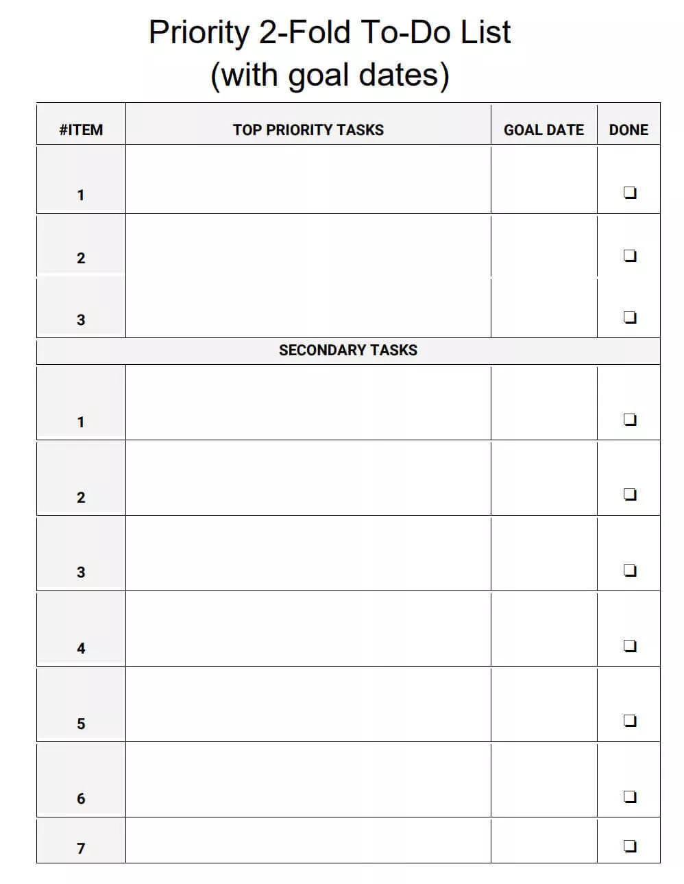 5 PDF Checklist Form Templates to Free Download | UPDF