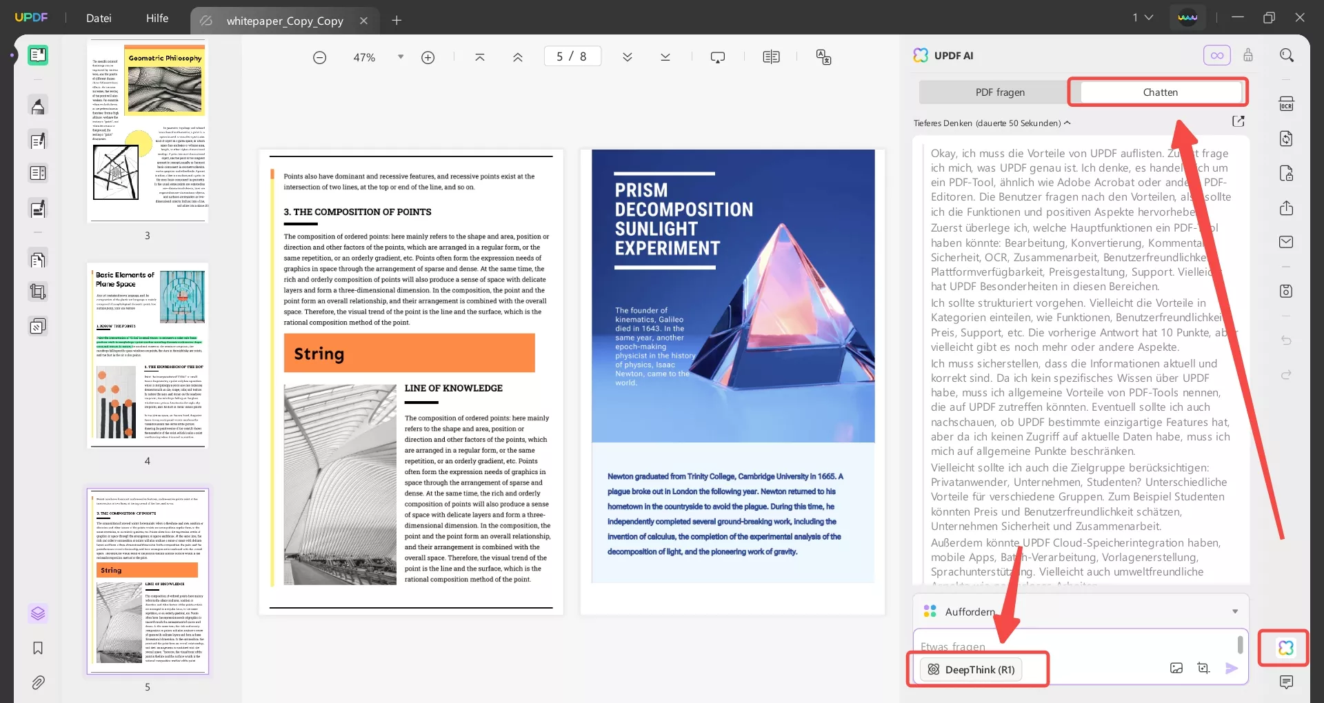 DeepSeek R1 ist jetzt auf UPDF AI verfügbar