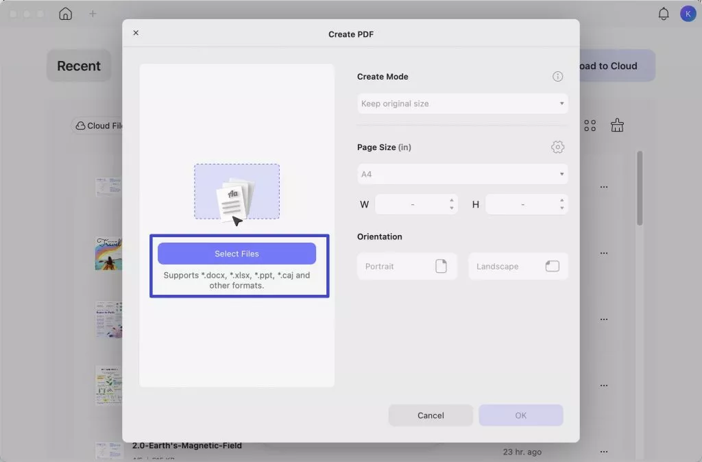 How to Create PDF Files with UPDF for Mac | User Guide