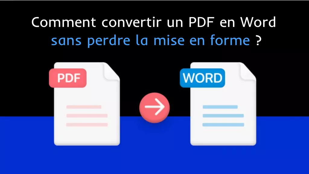 Comment convertir un PDF en Word avec iLovePDF | UPDF